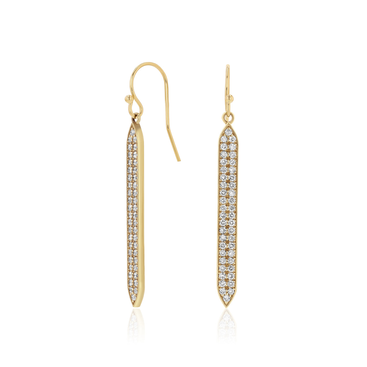 Double Row Goddess Earrings – Tara Hirshberg Jewelry